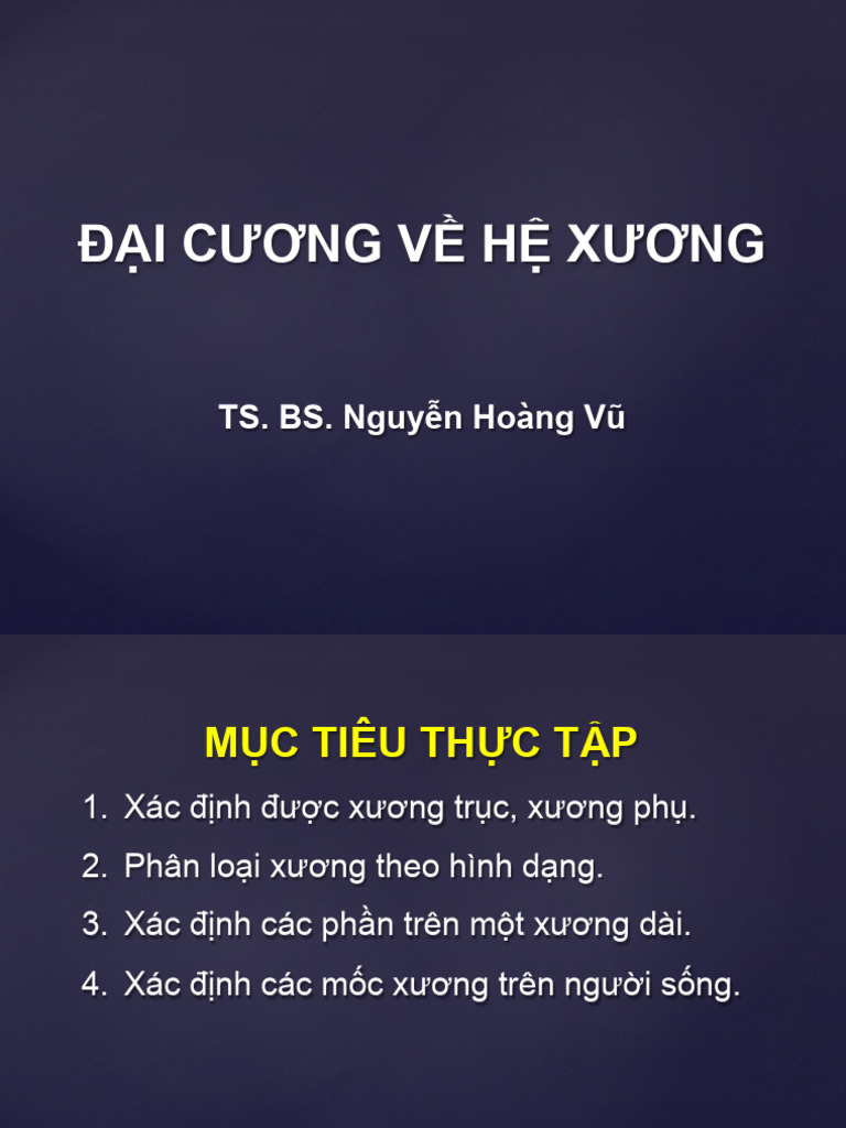 Dai Cuong Ve He Xuong | PDF