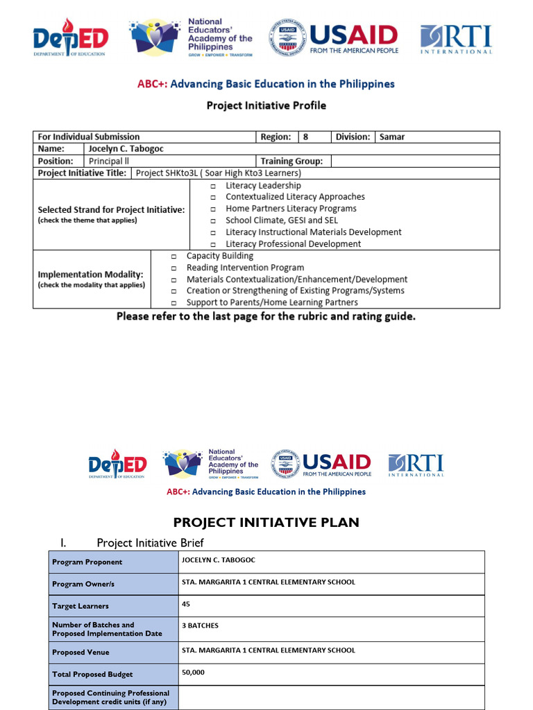 Tabogoc Pip | PDF | Literacy | Learning