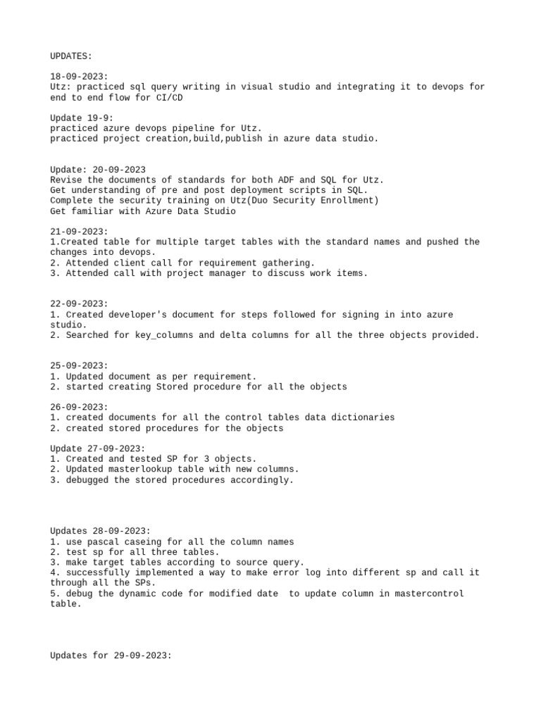 UPDATES | PDF
