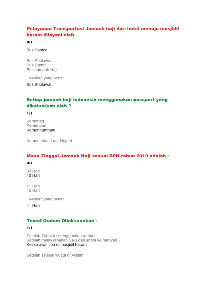 Soal Ppih Dan Jawaban 1 | PDF