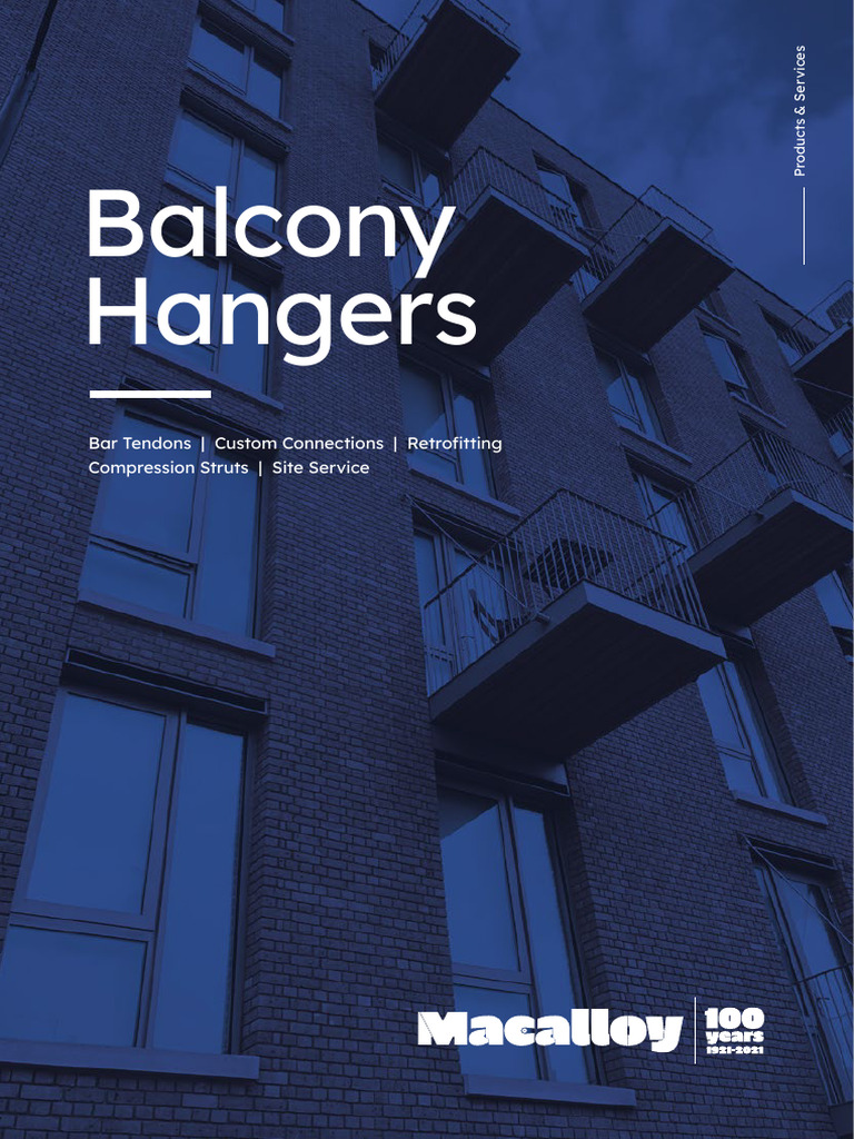 Macalloy Balcony Hangers Brochure | Download Free PDF | Building ...