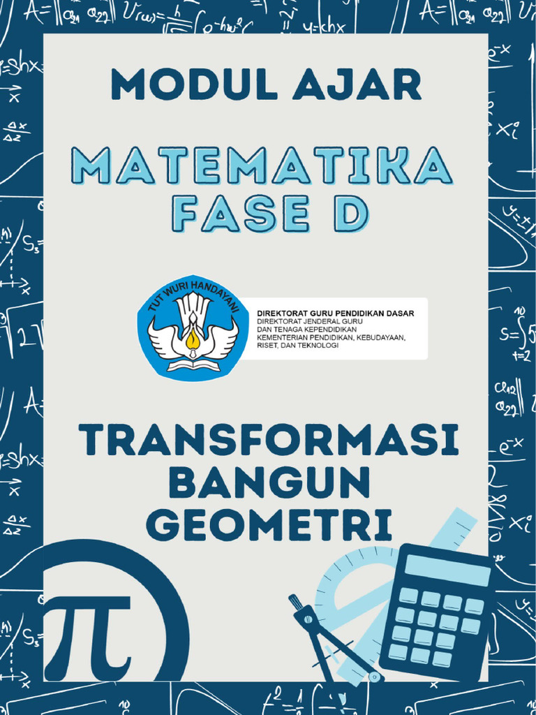 Sinav 2.Numara_Modul Ajar Matematika - Transformasi Geometri - Fase D | PDF