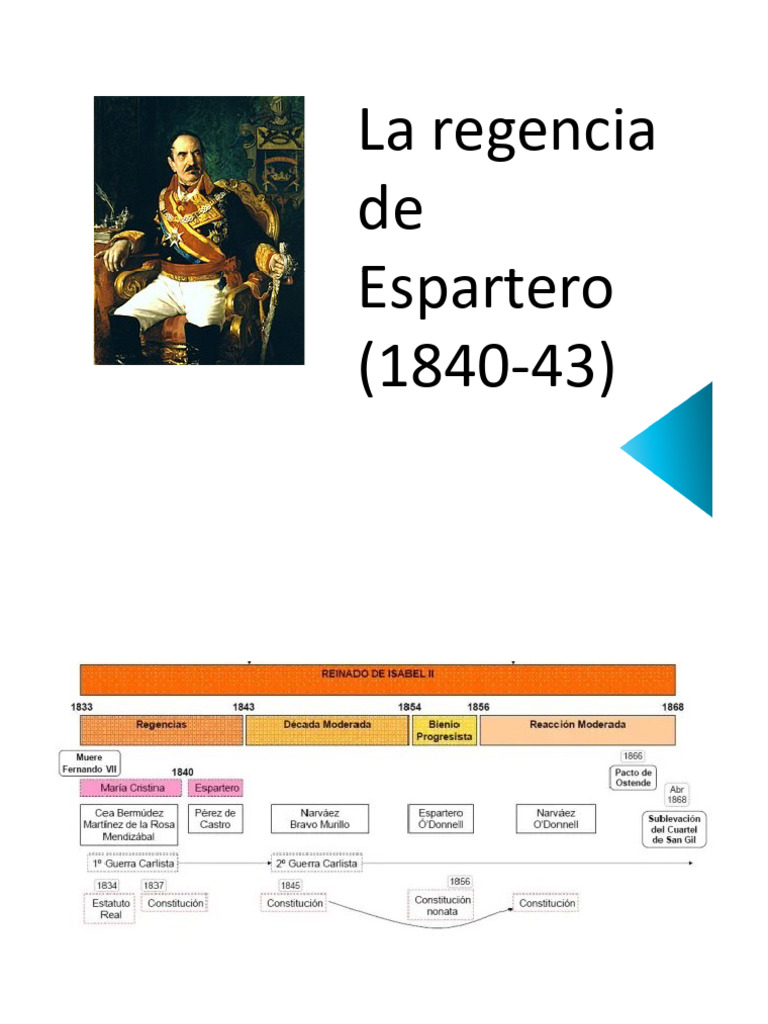 La Regencia de Espartero (1840-43) | PDF