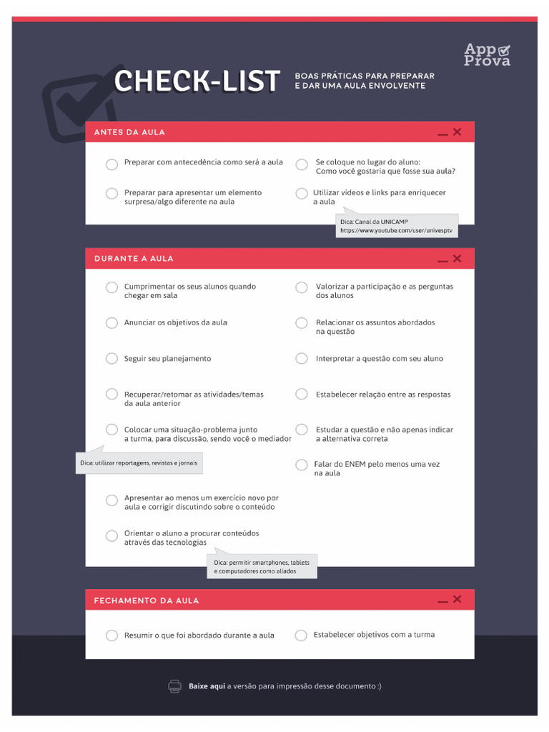 Checklist Digital | PDF