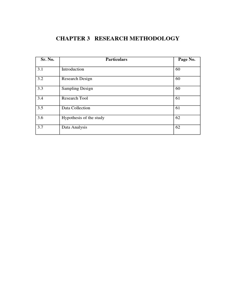 8 Chapter 3 Research Methodology | PDF | Factor Analysis | Methodology