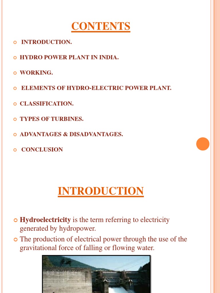 Hydro Electric Power Plant | PDF
