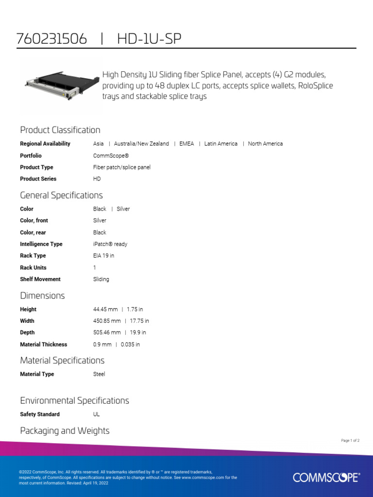 760231506 Product specifications-Option 2-Panel | PDF