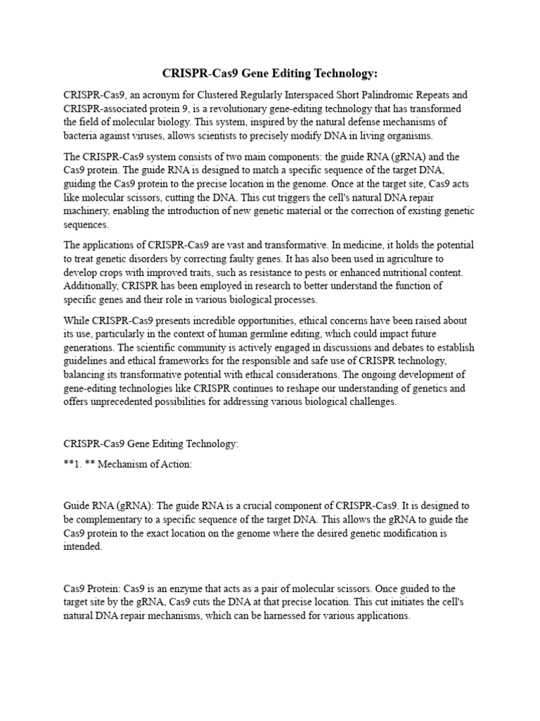 CRISPR | PDF | Crispr | Genetic Engineering