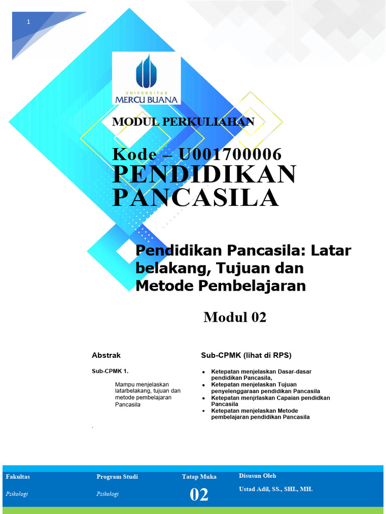 Modul 2 PP-PP-LB, Tuj, Metd-21 | PDF