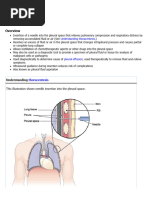 Pleural Tapping | PDF | Respiratory System | Clinical Medicine
