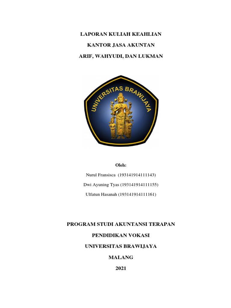 Laporan Kuliah Keahlian - KJA PDF | PDF