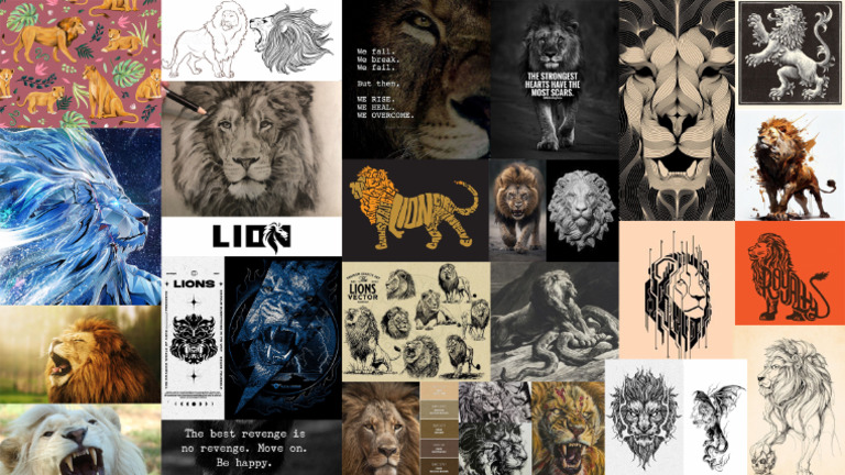 Lion Moodboard | PDF