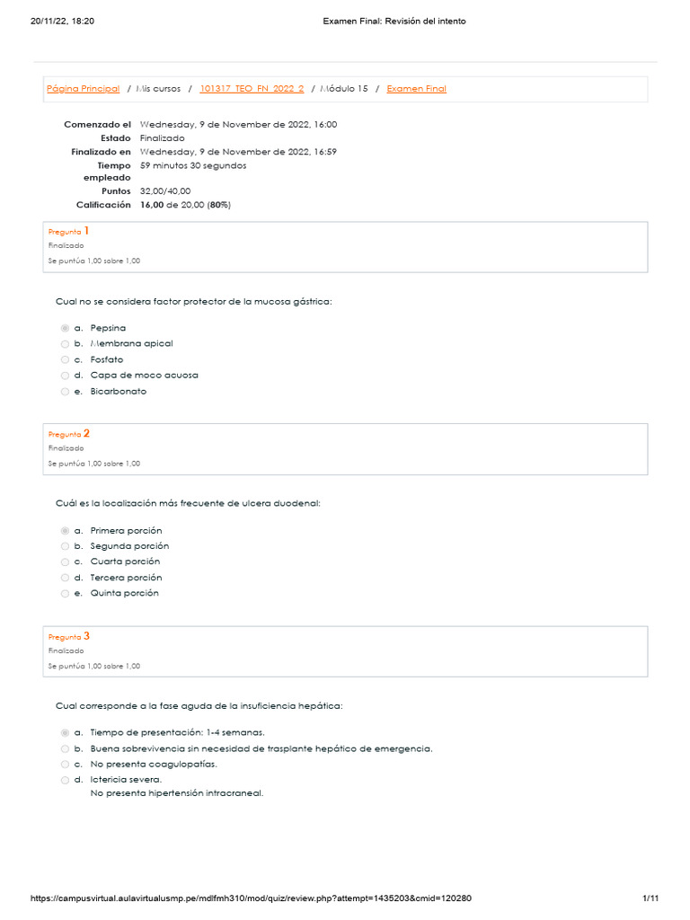 Banco Final Fisiopato | PDF