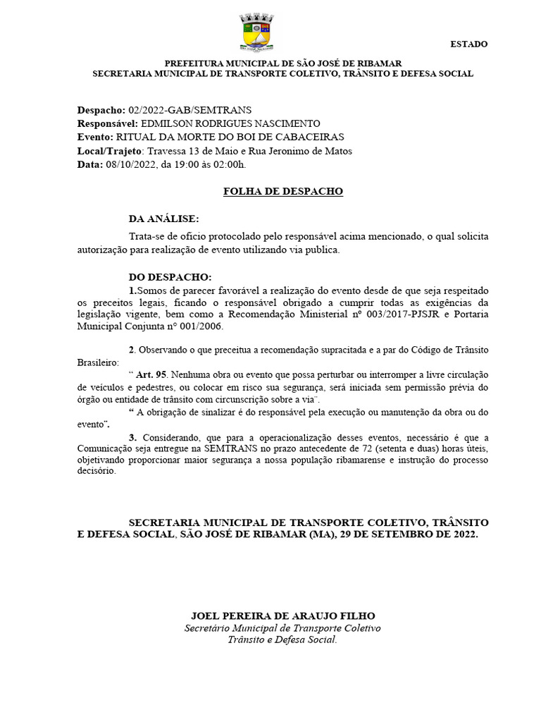 Despacho ADMINISTRATIVO 02 | PDF