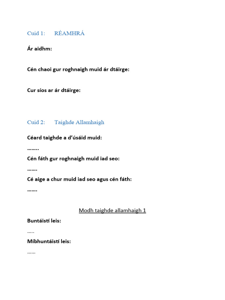 Business Cba1 Template | PDF