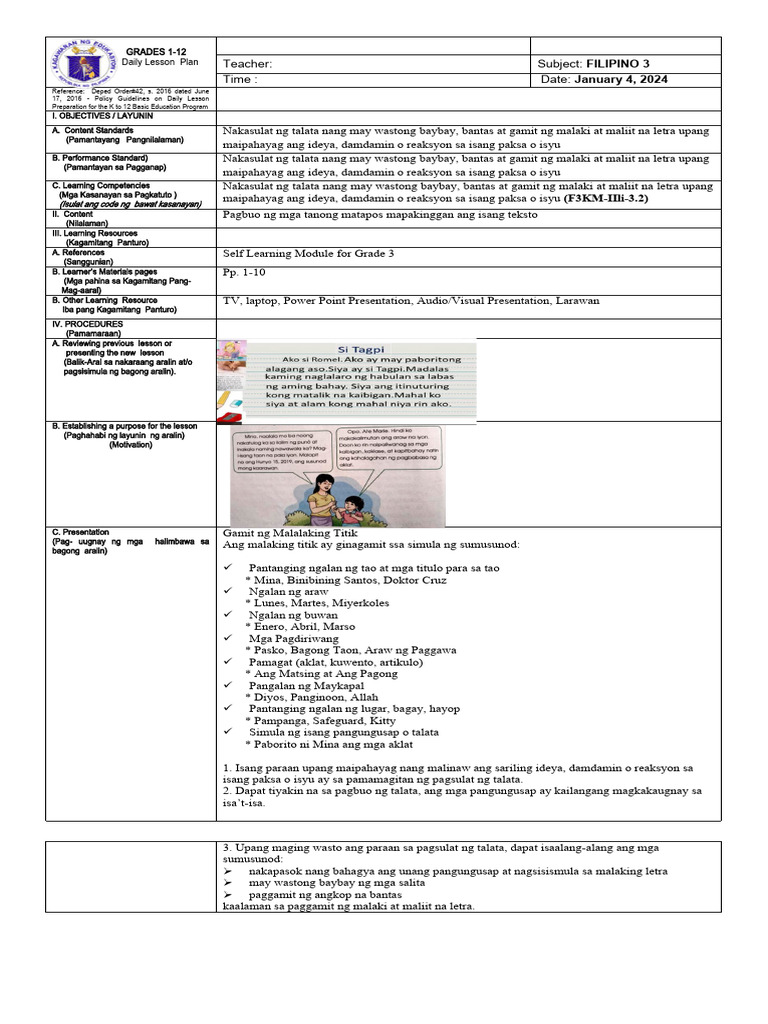 Dlp-Week 7 q2 Jan. 4 | PDF