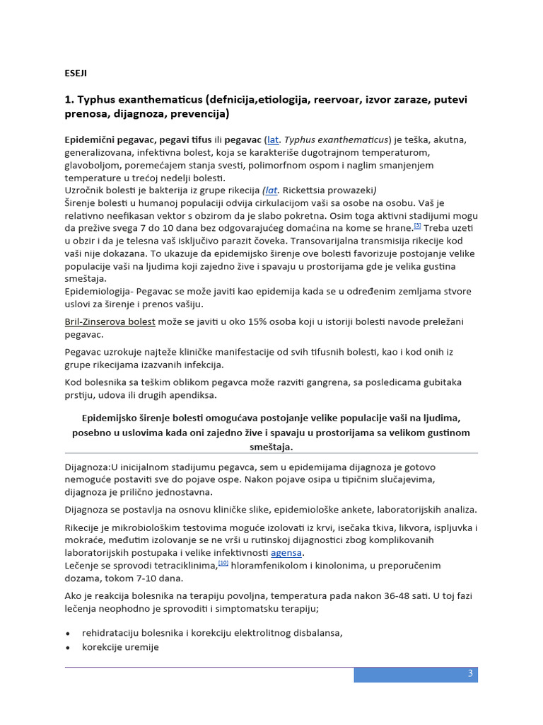 Eseji Epidemiologija | PDF