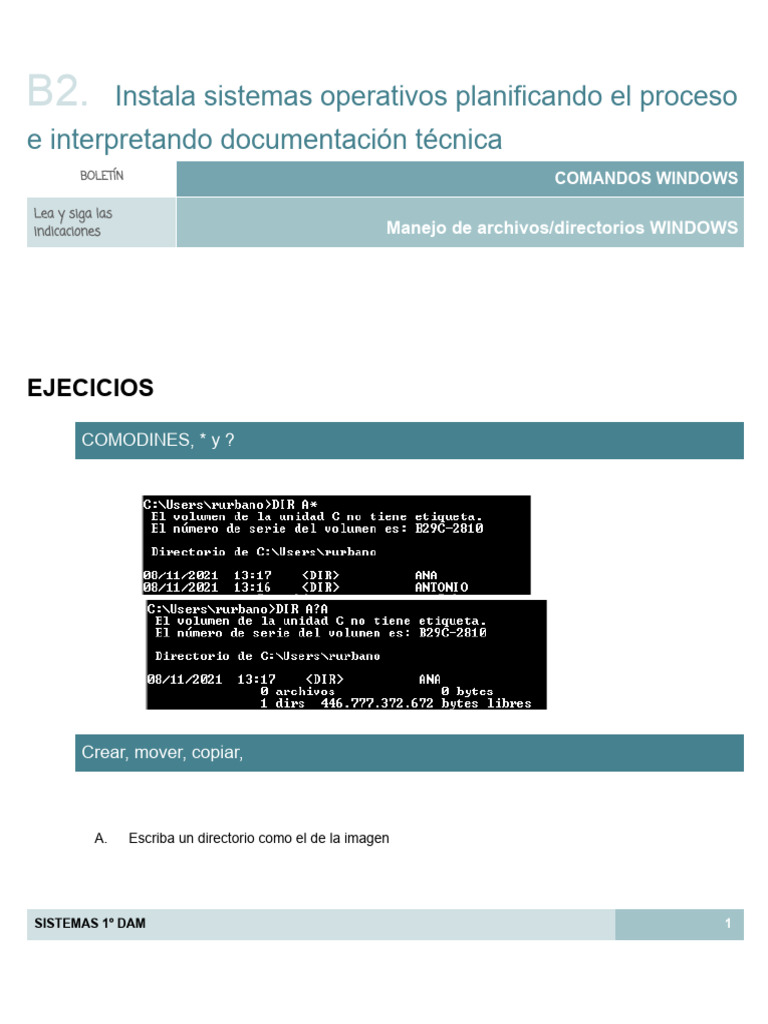 B2. 2º PRÁCTICA_ Manejo de Archivos.docx | PDF | Archivo de computadora ...