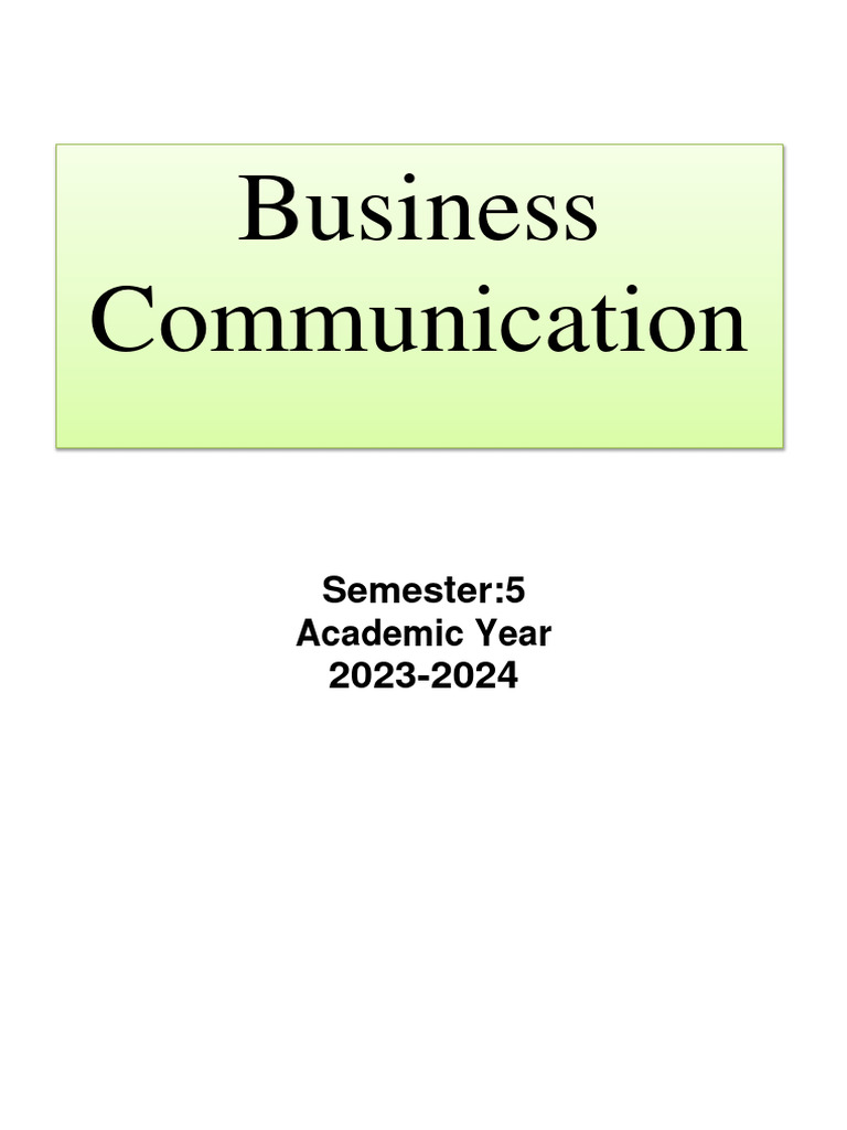 Booklet 2023 | PDF | Memorandum | Human Communication