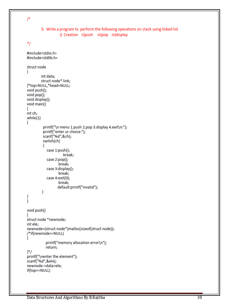 DSA manual-30-38 | PDF