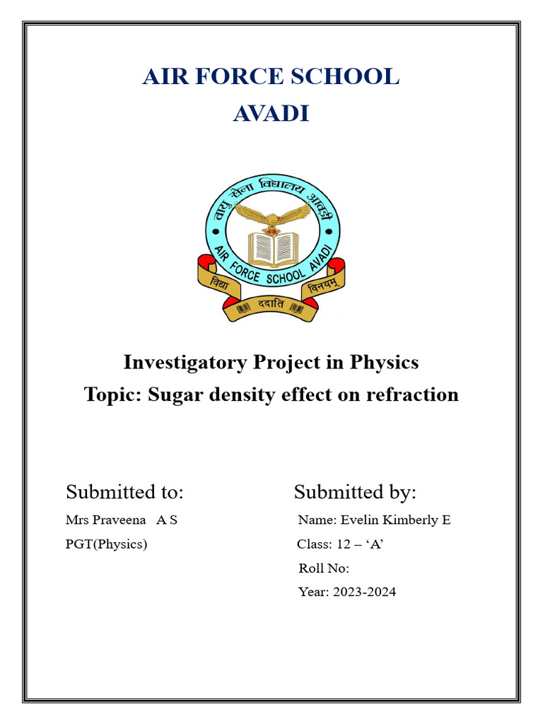 Physics Project | PDF