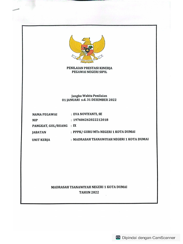 Contoh SKP Guru | PDF