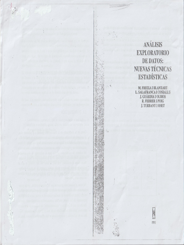 Análisis Exploratorio de Datos | PDF