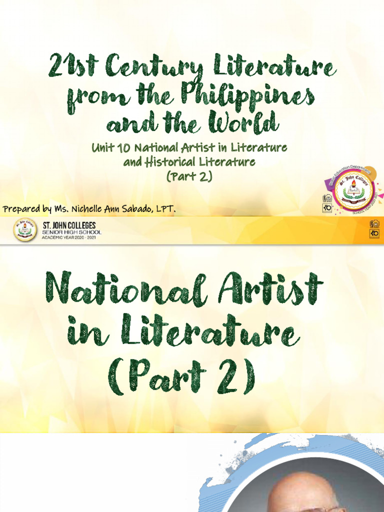 Unit 10 12 National Artists 2 | PDF | Philippines