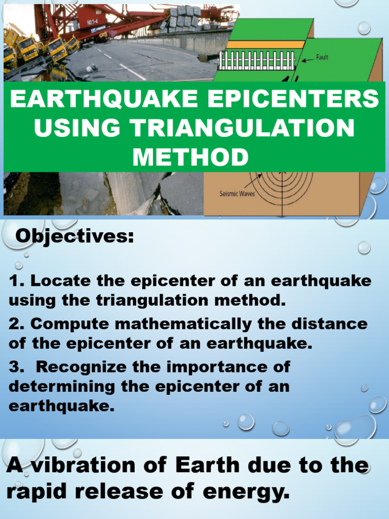 Earthquake Epicenter Guide | PDF | Seismology | Earthquakes