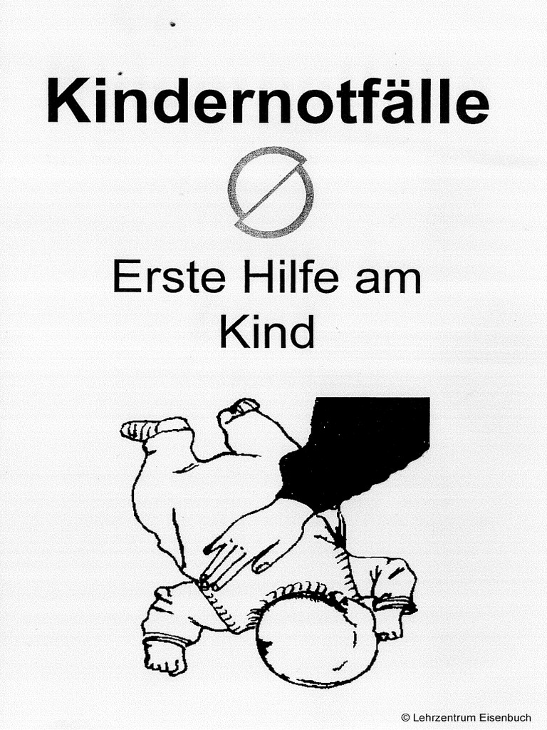 Kindernotfälle - Erste Hilfe Am Kind | PDF