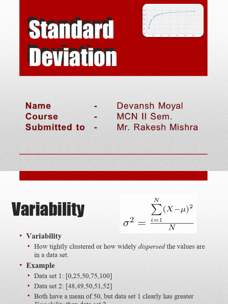 Standard Deviation | PDF