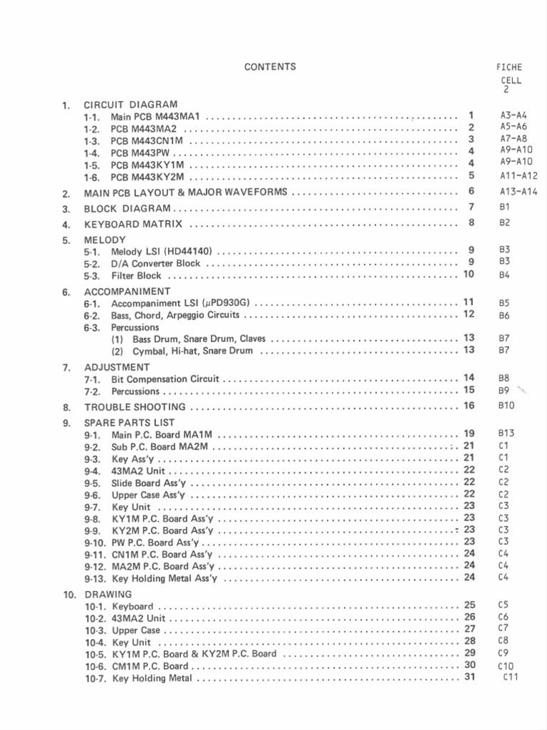 Casio_MT-45_and_MT-46_Service_Manual | PDF