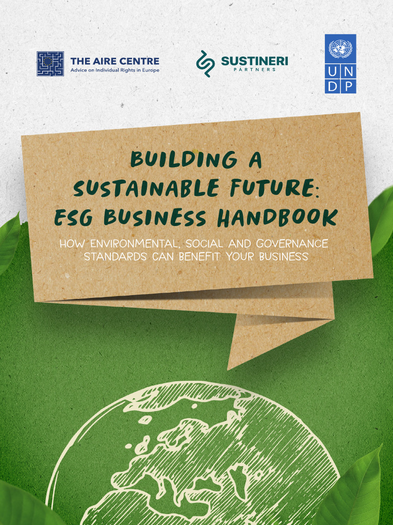 Building A Sustainable Future Esg Business Handbook | PDF