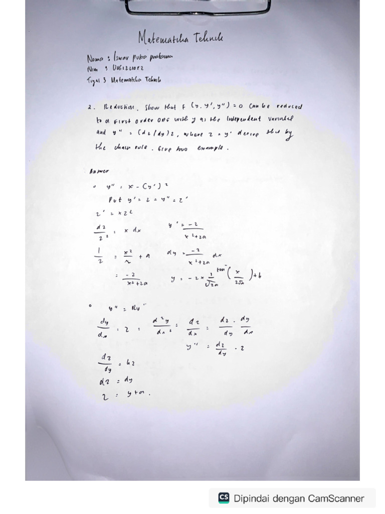 Tugas 3 - Matek Iswar Putra Pratama | PDF