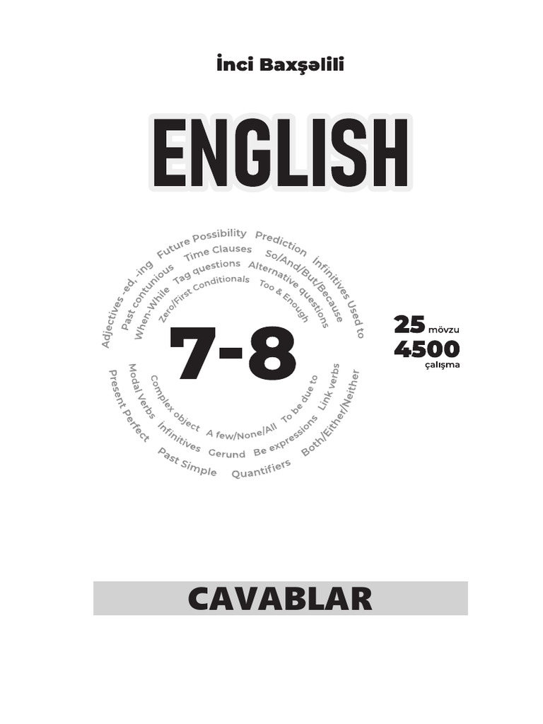 İnci Baxşəlili 7-8 Answers | PDF