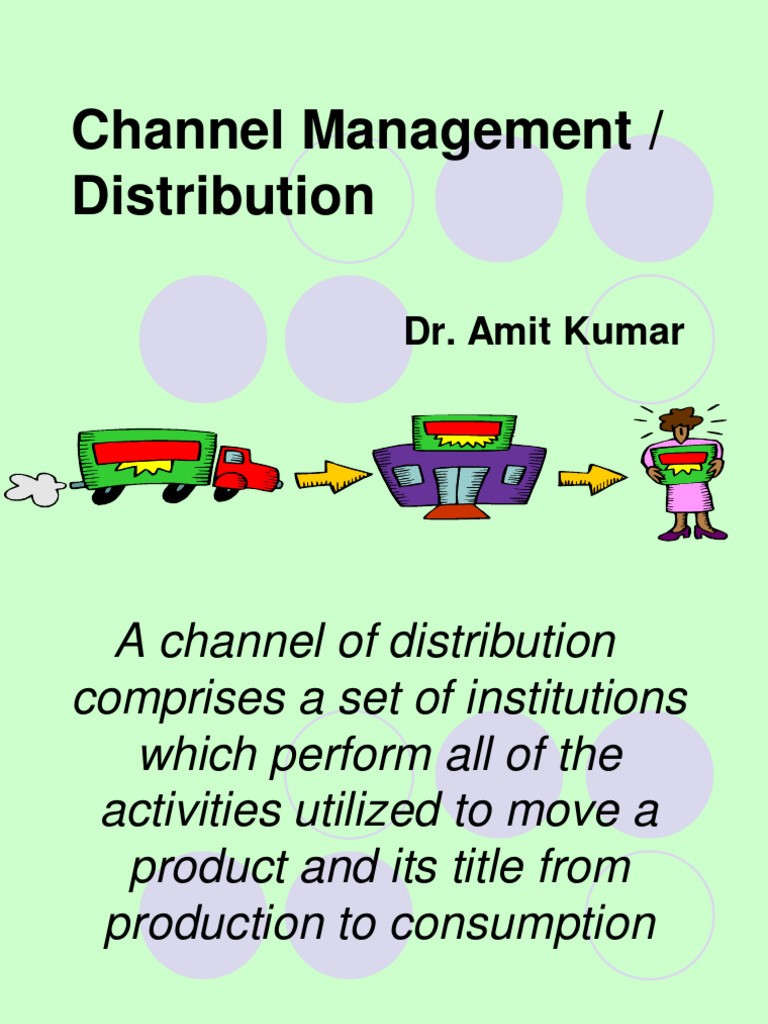 Channel Distribution and Management 1-2 Unit | PDF | Retail | Sales