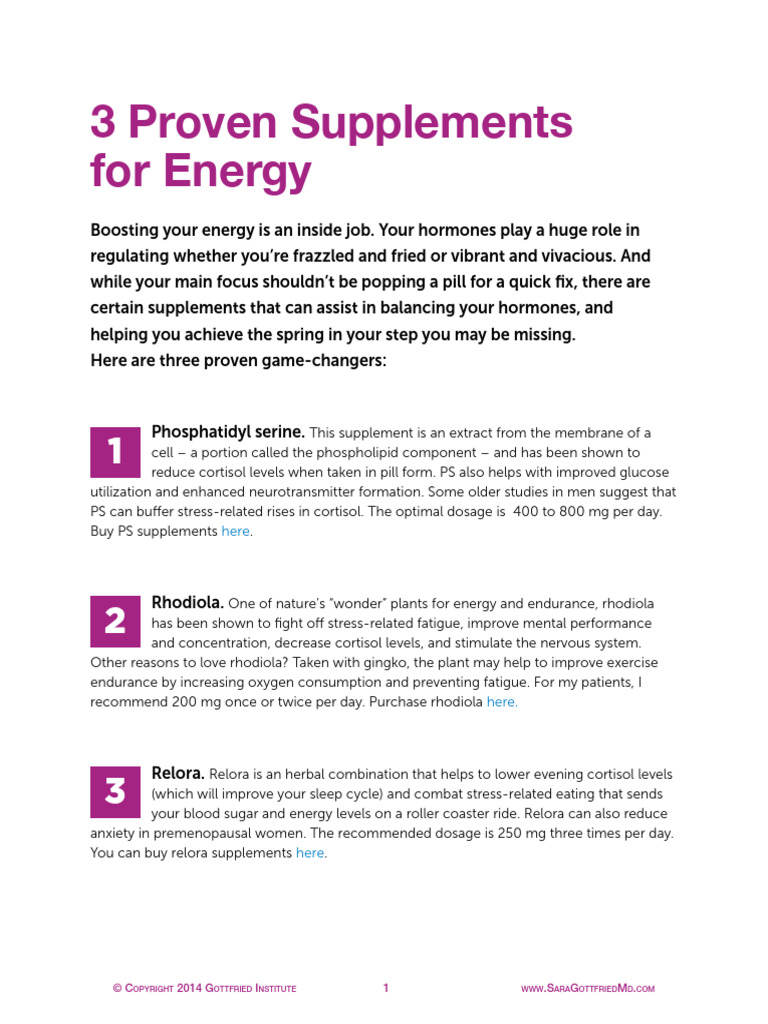 Bonus 3 Proven Supplements | PDF | Dietary Supplements | Physician