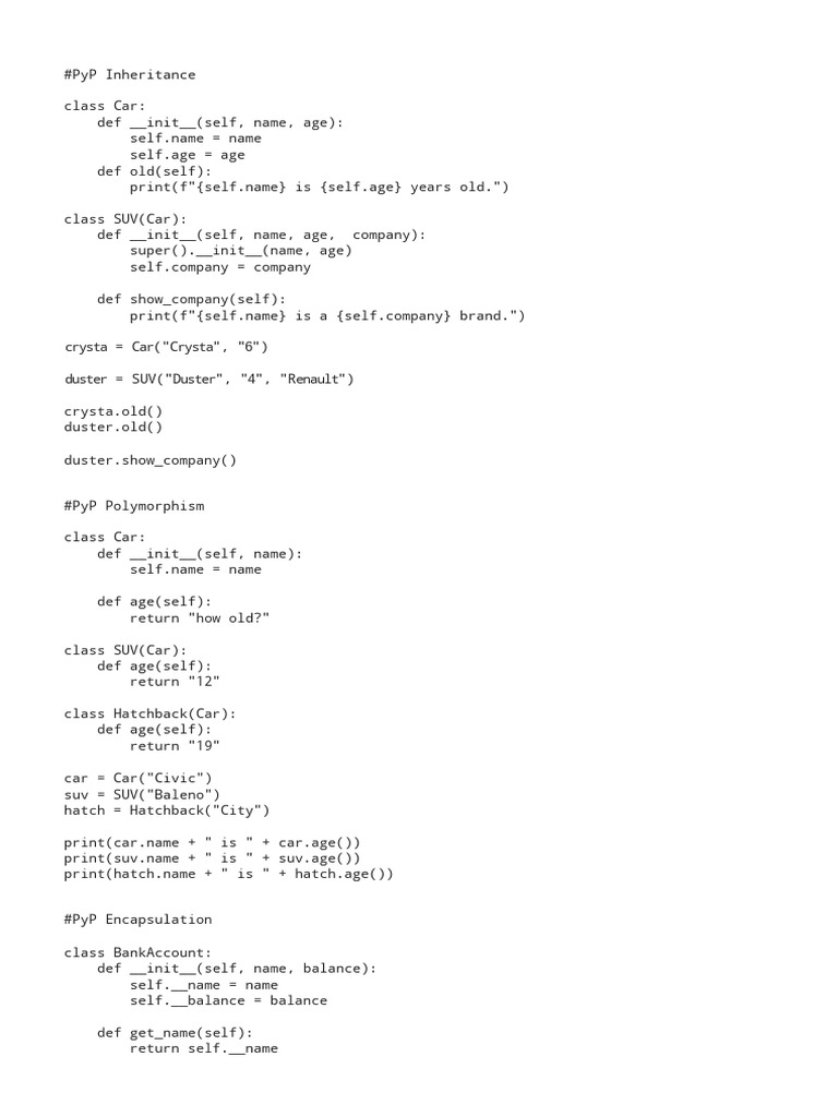Inheritance | PDF Inheritance | PDF