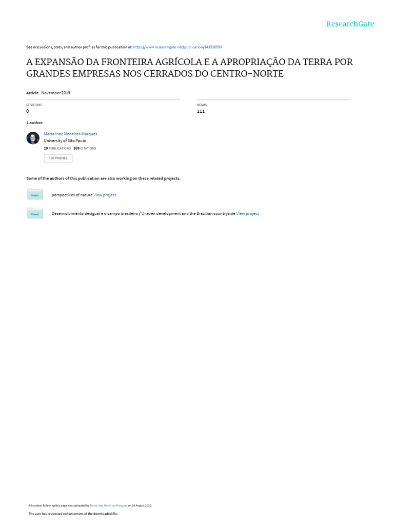 Marques 2019 textoAnaisSINGA19 | PDF | Agricultura | Monsanto