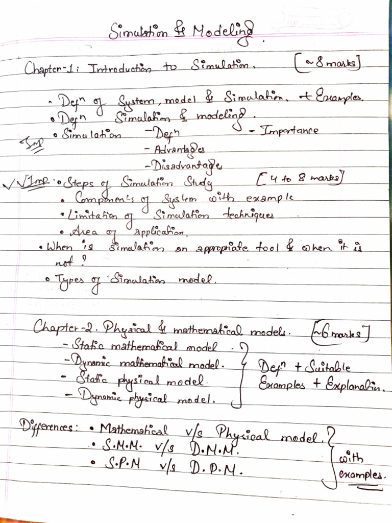 Simulation And Modeling Imp Pdf