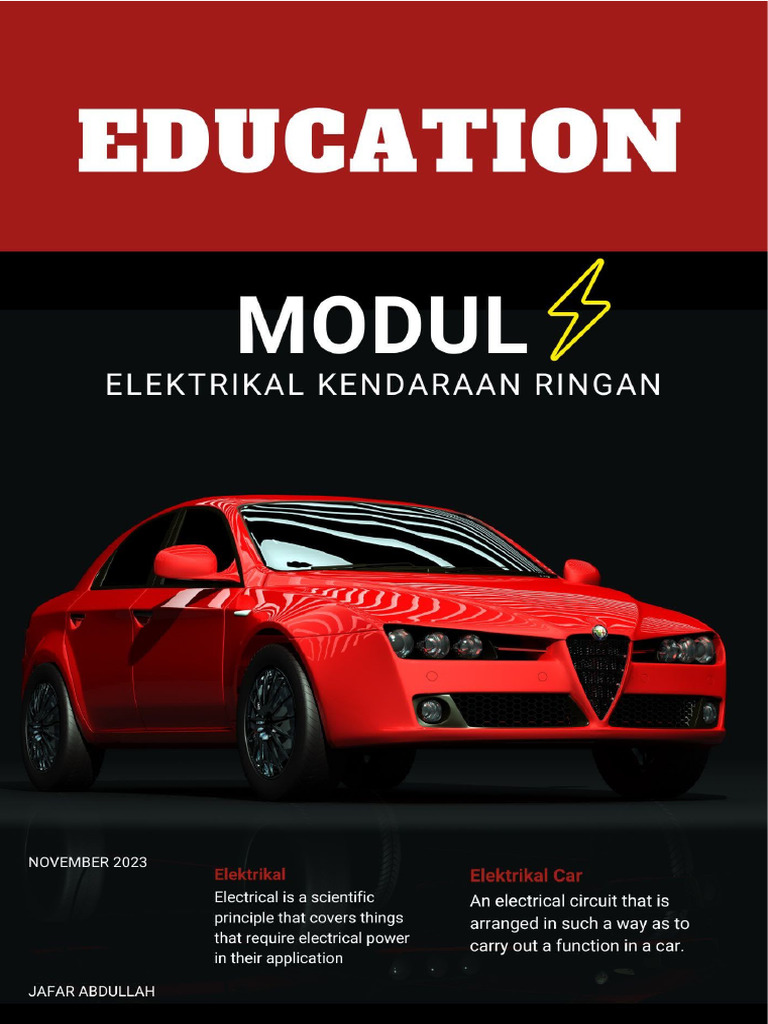 Modul Elektrik Kendaraan Ringan | PDF