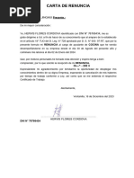 Carta Solicitud de Planilla Complementaria | PDF