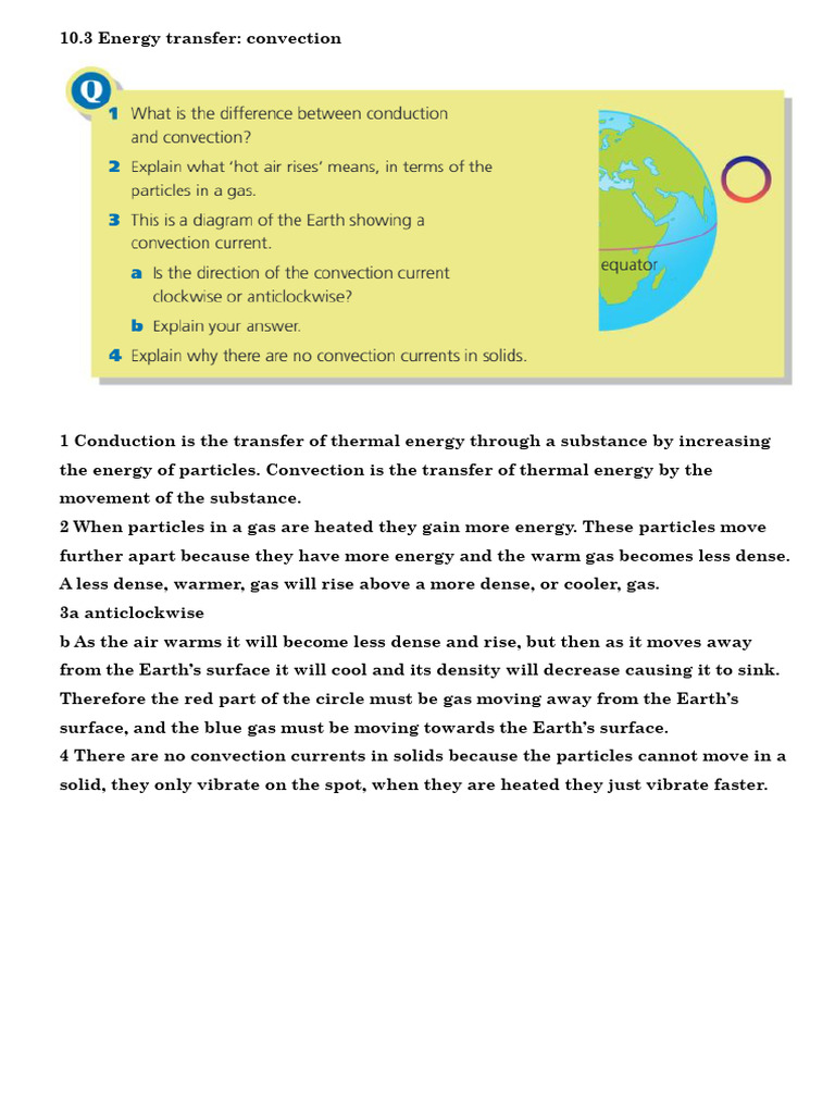 Convection and Energy Transfer | PDF | Social Science | Science ...
