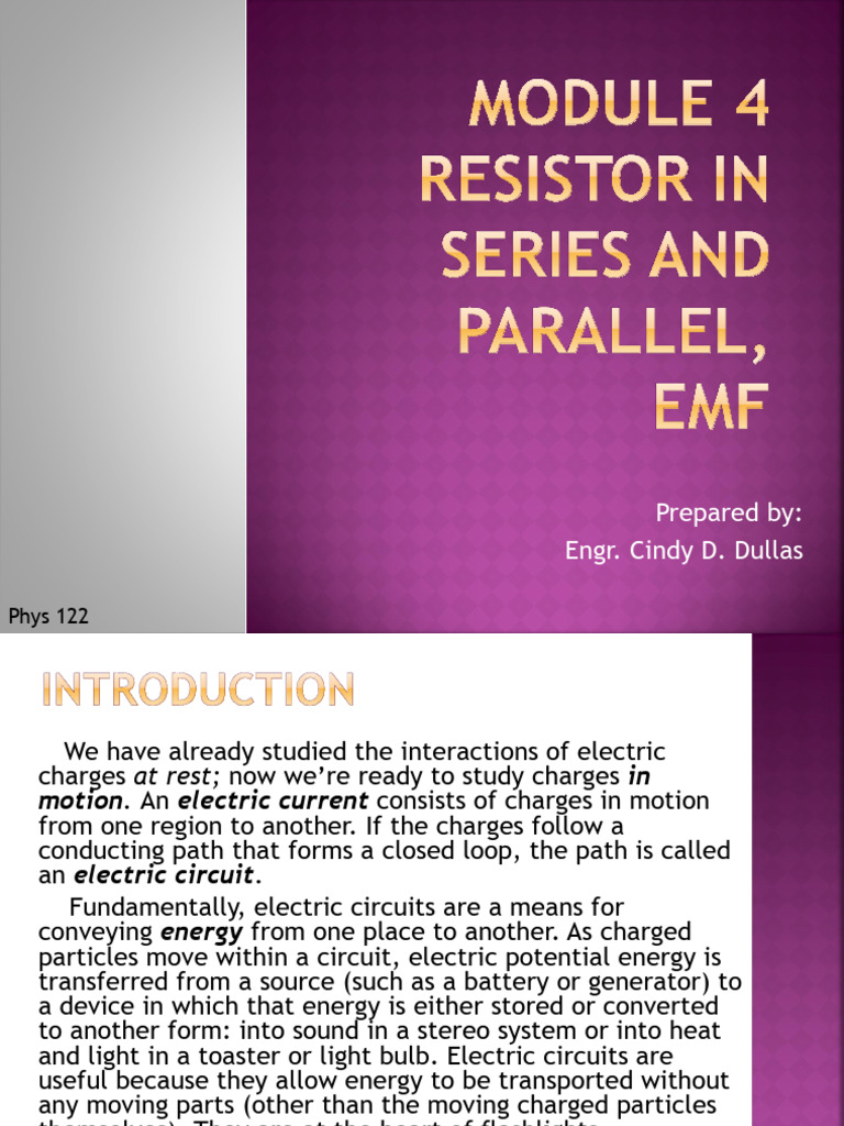 Phys 122 - Module 4 1 | PDF