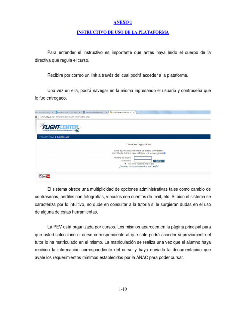 Anexo 1 Instructivo | PDF | Contraseña
