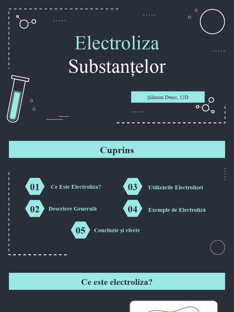 Electroliza | PDF