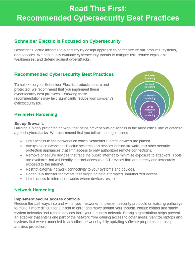 Cybersecurity - Best Practices - EN | PDF