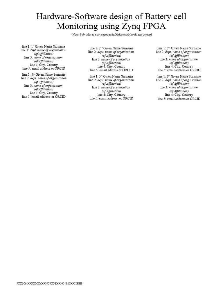 Conference Template A4 | PDF