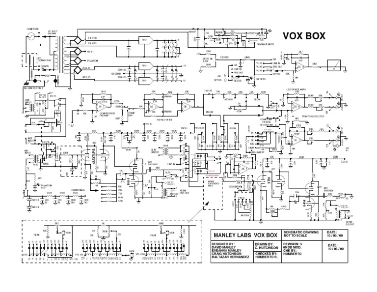 Manley Vox Box Schematic | PDF