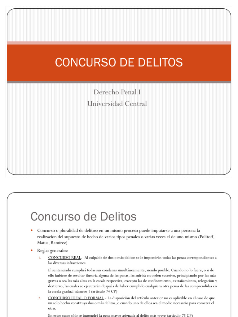 Concurso de Delitos | PDF